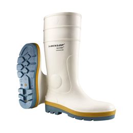 Gummistiefel Dunlop "Stiefel B780331 Acifort Tricolour", Damen, Gr. 36, wei&szlig;, Obermaterial: 100% Textilmaterial TEXMAT., Schuhe Gummistiefel
