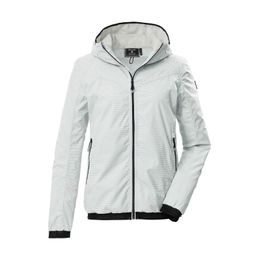Funktionsjacke Killtec "KOS 22 WMN JCKT", Damen, Gr. 48, graugr&uuml;n, Obermaterial: 100% Polyester;Futter: 100% Polyester, Jacken Funktionsjacke, Superleichte, wasserdichte Damenjacke, verstaubar, atmungsaktiv