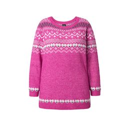Ulla Popken Sweater female Pink size 54-56