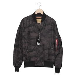 Alpha Industries Jacke Herren Gr&ouml;&szlig;e M Second Hand grau