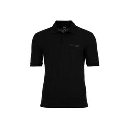 Poloshirt Armani Exchange "Poloshirt POLO SHIRT 1er Pack", Herren, Gr. L, schwarz, Obermaterial: 100% Baumwolle CO., Shirts Poloshirt