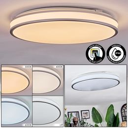 hofstein Arima Deckenleuchte LED Grau, Wei&szlig;, 1-flammig