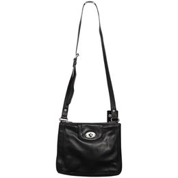 Fossil Handtasche klein Leder Damen Gr&ouml;&szlig;e One Size Second Hand schwarz