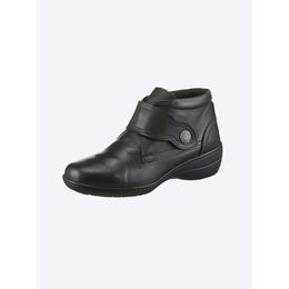 Stiefelette CLASSIC, Damen, Gr. 39, schwarz, Glattleder, Leder, Rindsleder, Schuhe Stiefelette