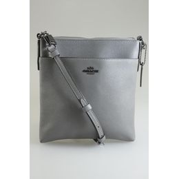 Coach Handtasche klein Leder Damen Gr&ouml;&szlig;e One Size Second Hand silber