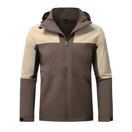 YOUTHUP Outdoor jacket male Brown size M