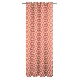 Vorhang ADAM "Maroccan Shiraz Light" Gr. 3, orange, B:145cm H:225cm, Jacquard, Baumwolle (Bio-Baumwolle), Gardinen, aus 100% Bio-Baumwolle