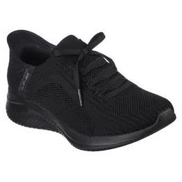 Slip-On Sneaker Skechers "ULTRA FLEX 3.0", Damen, Gr. 36, schwarz, Textil, Schuhe, Slipper, Freizeitschuh mit Slip Ins-Funktion f&uuml;r leichten Einschlupf