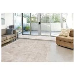 Teppich Kayoom "Luxury 110" Gr. 2, beige (natur, taupe), B:80cm H:13mm L:150cm, Viskose, Teppiche, Teppich, Kurzflor, meliert, handweb, Wohnzimmer