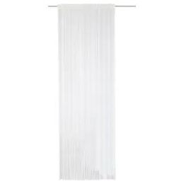 Weckbrodt-Gardinen Fadenvorhang WECKBRODT "Rebecca" Gr. 1, wei&szlig; (reinwei&szlig;), B:98cm H:160cm, Polyester, Gardinen, Fadengardine, Insektenschutz, transparent, k&uuml;rzbar, Store