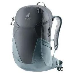 Wanderrucksack Deuter "FUTURA 23 L", grau (anthrazit), Rucks&auml;cke, B/H/T: 28cm x 52cm x 18cm, Kunstfaser, f&uuml;r Tagestouren und Kurztrips, mit 23 Litern Volumen, mit H&uuml;ftgurt, B:28cm H:52cm T:18cm