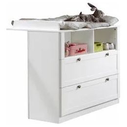 Wickelkommode wimex "Helsingborg", wei&szlig; (alpinwei&szlig;), B:90cm H:93cm T:75cm, Holzwerkstoff, Wickelkommoden, Wickelkommode
