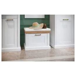 Schuhschrank OTTO HOME "Tara", wei&szlig; (wei&szlig; matt, pacific walnut), B:65cm H:51cm T:38cm, Holzwerkstoff, MDF, Schr&auml;nke, Schuhschrank, Hochwertig UV lackiertes MDF