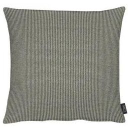 Dekokissen Apelt "1104" Gr. 1, grau (anthrazit, unifarben), B:40cm L:40cm, Polyester, Dekokissen_Sitzkissen_Kissenh&uuml;llen, Kissenh&uuml;lle ohne F&uuml;llung, 1 St&uuml;ck