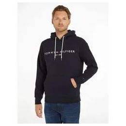 Kapuzensweatshirt Tommy Hilfiger "TOMMY LOGO HOODY", Herren, Gr. S (46), wei&szlig; (sky captain), Sweatware, Obermaterial: 72% Baumwolle, 28% Polyester, bestickt, unifarben, Basic schmal h&uuml;ftbedeckend, Rippb&uuml;ndchen, Sweatshirts, Baumwoll-Mix