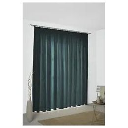 Vorhang WIRTH "Sepino" Gr. 3, blau, B:132cm H:225cm, Jacquard, Baumwolle, Polyester, Gardinen