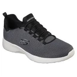 Slip-On Sneaker Skechers "DYNAMIGHT", Herren, Gr. 42, schwarz, Synthetik, Textil, Schuhe Modernsneaker Sneaker low, Slipper, Freizeitschuh, Trainingschuh mit Memory Foam-Innensohle