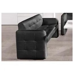 2-Sitzer exxpo - SOFA FASHION "Barista, modern und bequem, hoher Sitzkomfort", schwarz, B:162cm H:82cm T:68cm, Sofas, moderne Sitz- und R&uuml;ckenverarbeitung, frei im Raum stellbar