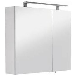 Spiegelschrank Optifit "Mino", wei&szlig; (seidenglanz wei&szlig;), B:80cm H:68cm T:17,6cm, Schr&auml;nke, Spiegelschrank, Breite 80 cm