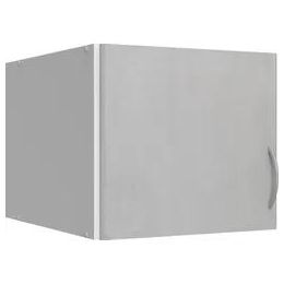 Aufsatzschrank wimex "Multiraumkonzept", wei&szlig; (wei&szlig;, abgesetzt beton, nachbildung lichtgrau), B:40cm H:40cm T:54cm, Schr&auml;nke, Schrankaufsatz, Breite 40 cm