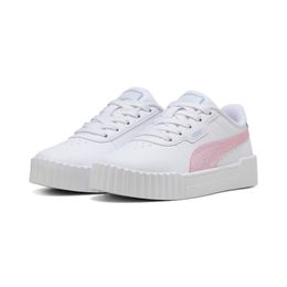 Sneaker Puma "CARINA 3.0 BLURRY DREAMS PS", M&auml;dchen, Gr. 32, Puma wei&szlig;, rose mauve, cool weather, Schuhe Sneaker