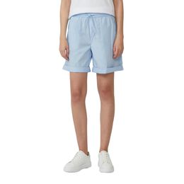 Shorts s.Oliver, Damen, Gr. 36, N-Gr, blau (pastel blau), Obermaterial: 50% Baumwolle, 50% Lyocell. Futter: 100% Baumwolle, unifarben, regular fit ca. Mitte Oberschenkel, Hosen Shorts, Sommerhose mit elastischem Bund