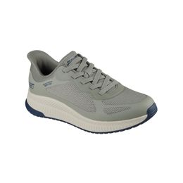 Sneaker Skechers "Bobs Sport", Herren, Gr. 42, gr&uuml;n (oliv), Obermaterial: 100% Polyester PES., Schuhe Sneaker