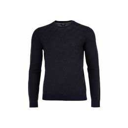 JOOP! Sweater JOOP "Strickpullover JK-13Ravorono", Herren, Gr. XL, blau (dunkelblau), Obermaterial: 54% Baumwolle CO. 46% Viskose CV., Sweatshirts Sweater