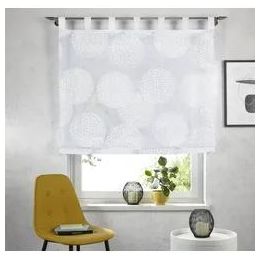 Raffrollo OTTO HOME "Belem" Gr. 1, wei&szlig;, B:45cm H:140cm, Voile, Obermaterial: 100% Polyester, Raffrollos, Transparent, Voile, Polyester