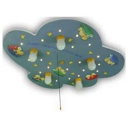 Niermann Standby NIERMANN Deckenleuchte "Wolke B&auml;rchen", bunt, 5, H: 7cm, 1 Stk., Leuchten, Kinderzimmer, Kinderlampe, Kinderlampe