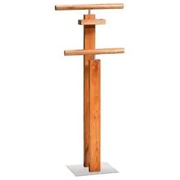 Herrendiener Hasena "Claudio", braun (wildeiche natur), B:45cm H:107cm T:28cm, Massivholz, Herrendiener