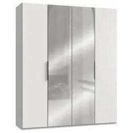 Kleiderschrank wimex "Level by fresh to go", wei&szlig;, B:200cm H:236cm T:58cm, Schr&auml;nke, Kleiderschrank, mit Spiegelt&uuml;ren
