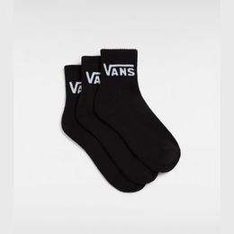 Socken Vans, M&auml;dchen, Gr. 27-30,5, schwarz, Obermaterial: 71% Baumwolle, 23% Polyester, 2% Elasthan, 2% Elastodien, 2% Nylon, Socken Socken, f&uuml;r Kids