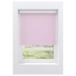 Rollo my home "Ina", rosa (rosa, rosa, wei&szlig;), B:90cm H:190cm, Polyester, Rollos, wei&szlig;e R&uuml;ckseite, Klemmfix oder Schraubmontage