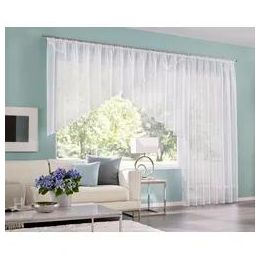 Kuvertstore OTTO HOME "Eby" Gr. 1, wei&szlig;, B:300cm H:100cm, Satin, Polyester, Gardinen, Gardine, Fertiggardine, transparent