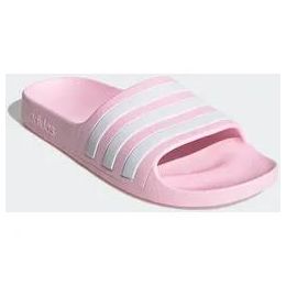 Badesandale Adidas SPORTSWEAR "AQUA ADILETTE", M&auml;dchen, Gr. 37, rosa (clear pink, ftwr wei&szlig;, clear pink), Synthetik, Schuhe Badelatschen Pantolette, Badelatschen, f&uuml;r Kinder und Jugendliche