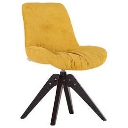 Esszimmersessel GUTMANN FACTORY "Iggy", gelb, B:55cm H:84cm T:60cm, Sessel, Esszimmersessel