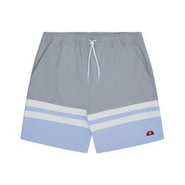 Badeshorts Ellesse "H Badeshorts", Herren, Gr. M, N-Gr, blau (blau, grau), Baumwolle, Polyamid, Querstreifen, unifarben mit Farbeins&auml;tzen, Badehosen Badeshorts