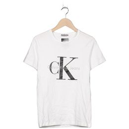 Calvin Klein Jeans T-Shirt Herren Gr&ouml;&szlig;e XS Second Hand wei&szlig;