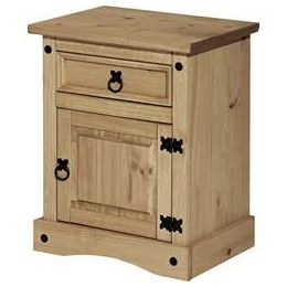 M&ouml;bilia Nachtkommode M&Ouml;BILIA, gelb (honig), B:53cm H:67cm T:38cm, Massivholz, Sideboards, im Landhaus-Stil
