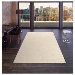 Hochflor-Teppich OTTO HOME "Microfaser Teppich Magong, besonders weich, sehr feiner Flor" Gr. 8, beige (natur), B:300cm H:30mm L:400cm, Kunstfaser, Teppiche, uni, Wohnzimmer, Schlafzimmer, Kinderzimmer, auch rund und als L&auml;ufer