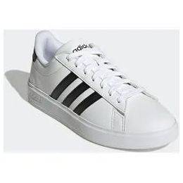 Sneaker Adidas SPORTSWEAR "GRAND COURT 2.0", Damen, Gr. 38, schwarz-wei&szlig; (cloud wei&szlig;, core schwarz, core schwarz), Synthetik, Schuhe Sneaker, Design auf den Spuren des Adidas Superstar