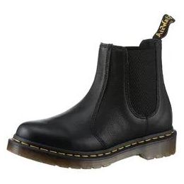 Chelseaboots Dr. Martens "Virginia 2976", Damen, Gr. 40, schwarz, Elastischer Einsatz, Leder, unifarben, Schuhe Chelseaboots, Chunky Boots, Plateau Schuh, Boots mit herausnehmbarer Innensohle
