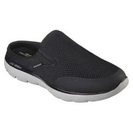 Clog Skechers "SUMMITS", Herren, Gr. 41, schwarz-wei&szlig; (schwarz, wei&szlig;), Textil, Schuhe Sommerschuh, Sommerschuh, Schlappen, Urlaub, im sportiven Look, Topseller