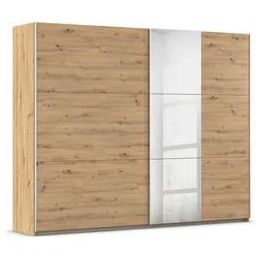 Schwebet&uuml;renschrank Rauch "Kleiderschrank Schrank Garderobe TOPSELLER AURELIO", braun (eiche artisan), B:261cm H:210cm T:59cm, Holzwerkstoff, Schr&auml;nke, Schwebet&uuml;renschrank, zeitloses Design, viele Farben, Breiten 175/218/261 cm MADE IN GERMANY
