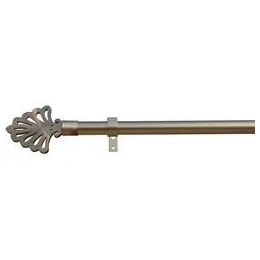Gardinenstange Indeko "Modena", silber (silberfarben), L:420cm &Oslash;:16mm, Eisen, Gardinenstangen