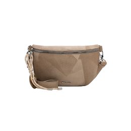 Umh&auml;ngetasche Tamaris "Umh&auml;ngetasche TAS Karen", Damen, Gr. B/H/T: 25cm x 17cm x 5cm 0, beige (sand 420), Polyurethan, Taschen Umh&auml;ngetasche
