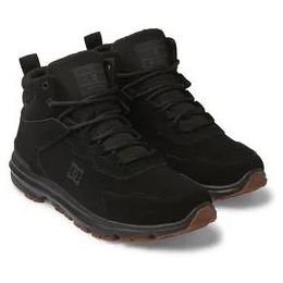 Stiefel DC Shoes "Mutiny Wr", Herren, Gr. 9(42), schwarz (schwarz, schwarz, schwarz), Obermaterial:40.39% Leder, 46.71% Synthetikmaterial, 12.09% Microfaser;, Schuhe Stiefel