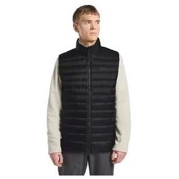 Daunenweste Jack Wolfskin "PILVI DOWN VEST M", Herren, Gr. XL (54/56), schwarz, Obermaterial: 100% POLYESTER. F&uuml;llung: 90% ENTENDAUNEN, 10% FEDER. Futter: 100% POLYESTER, Westen