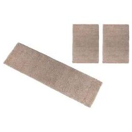 Bettumrandung OTTO HOME "Viva" Gr. 14, beige, H:45mm, Obermaterial: 100% Polypropylen, Bettumrandungen, Bettvorleger, L&auml;ufer-Set, Uni-Farben, einfarbig, besonders kuschelig